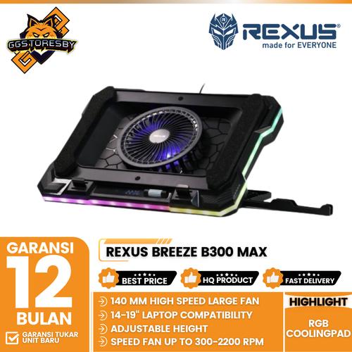 Jual REXUS BREEZE B300 MAX RGB Coolingpad - Kota Surabaya - GGSTORESBY ...