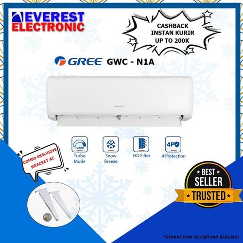 Jual GREE AC DELUXE STANDARD N1A Series 1.5PK - BLACK DIAMOND FIN ...