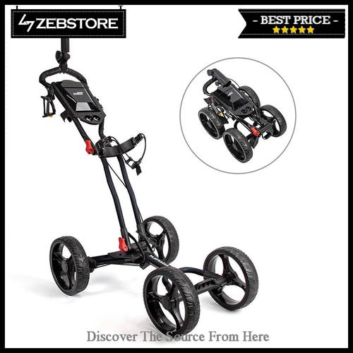 Jual Troli Trolley Bag Golf Playeagle 4 Roda Foldable With Umbrella ...
