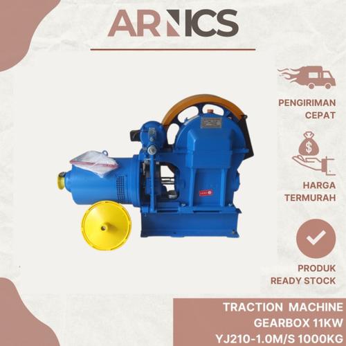 Jual Traction Machine Gearbox Geared YJ210 1000kg 1m/s 11kw / Mesin ...
