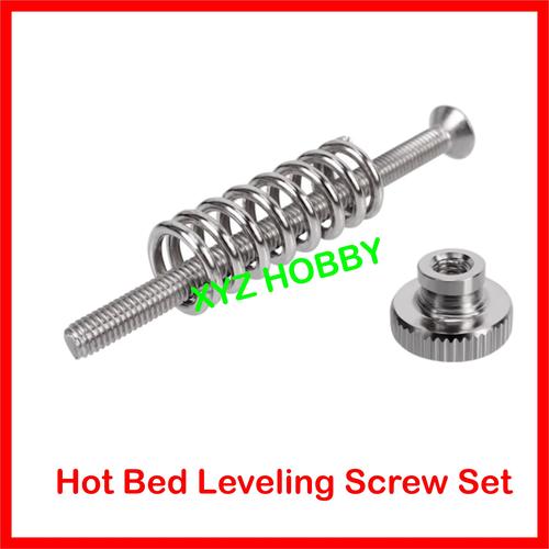 Jual Leveling Screw Set Spring/Per, M3 Bolt/Baut, Nut 3D Printer Hotbed ...