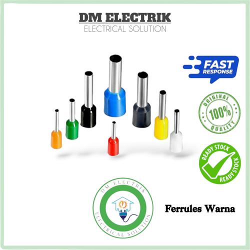 Jual Kabel Skun Ferrules 4mm Isolasi Abu - abu / Skun Kabel Ferrules ...