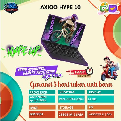 Promo AXIO HYPE 10 INTEL N4020 8GB 256GB SSD WINDOWS 10 PRO - BROWN DOS, Unit Only Cicil 0% 3x ...