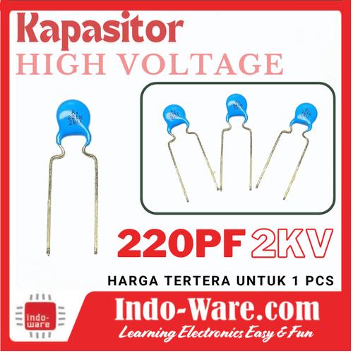 Jual 221 2KV 220PF 2000V high voltage ceramic capacitor - Kota Semarang ...