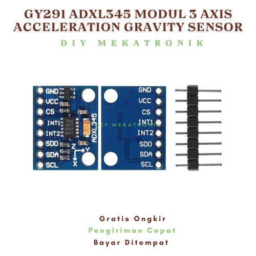 Jual GY291 ADXL345 Modul 3 Axis Acceleration Gravity Sensor GY-291 Triple Gravitasi ...