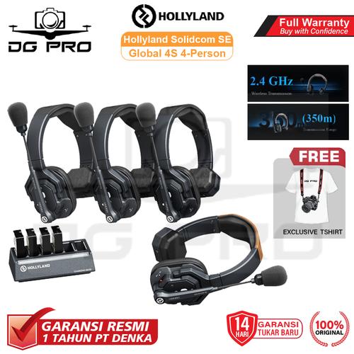 Jual Hollyland Solidcom SE Global 4S 4-Person Full-Duplex Single-Ear ...