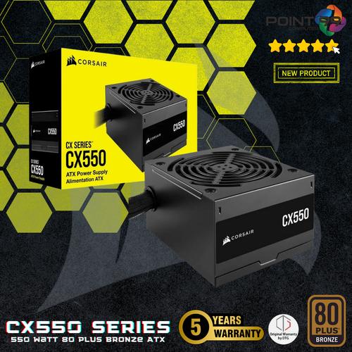 Jual PSU CORSAIR CX550 550 Watt 80 PLUS Bronze ATX Power Supply - Kota Bandung - POINT99 ...