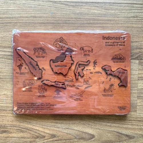 Jual Guru Bumi Peta Indonesia | Puzzle Kayu Indonesia Treasure - Kab ...