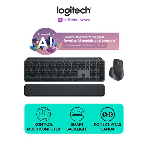 Promo Logitech MX Keys S Combo - MX Keys S + MX Master 3S dengan Palm ...