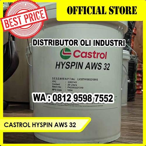 Jual CASTROL HYSPIN AWS 32 ( Hydraulic Oil - 20 Liter ) - Kota ...
