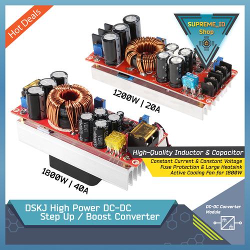 Jual High Power DC-DC Step Up Boost Converter | 1200W 20A - 1800W 40A ...