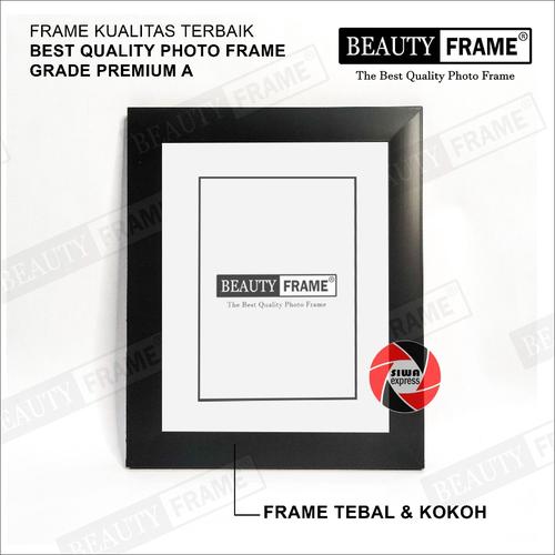 Jual Beauty Frame 10R Motif Minimalis Hitam Pigura Bingkai Foto Best ...