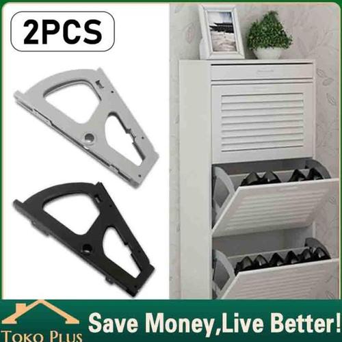 Jual 3 SUSUN STAINLESS BESI PUTAR ENGSEL RAK LEMARI SEPATU AKSESORIS ...