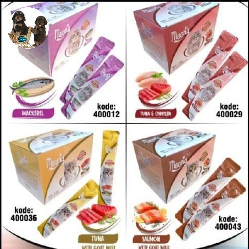 Promo Meong Cat Snack Creamy Kitten Adult 15 Gr Cemilan Sehat Kucing ...