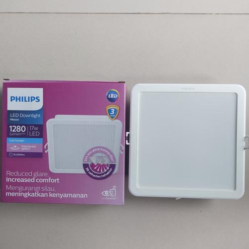 Jual Lampu PHILIPS Downlight LED Meson Square Kotak 59467 D150 17W 17 ...