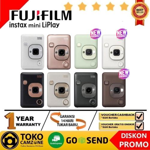 Jual Fujifilm Instax Mini LiPlay Kamera Instant - Deep Bronze - Jakarta Selatan - Tokocamzone ...