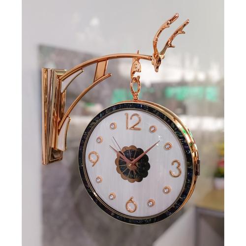 Jual JKT Mall Jam Dinding Gantung Tampilan Dua Sisi / Jam Dinding Ruang ...