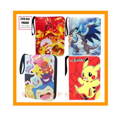 Promo Album Binder Kartu TCG Motif Pokemon Charizard 400 pcs ...