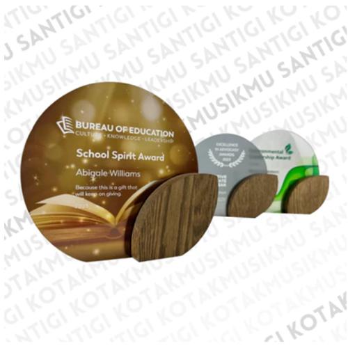 Jual Trophy Kayu Custom (Tipe-22) | Piala Kayu Custom | Plakat Kayu ...