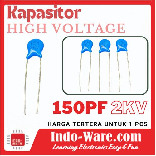 Jual 150pf 151 2KV 150PF 2000V high voltage ceramic capacitor - Kota ...