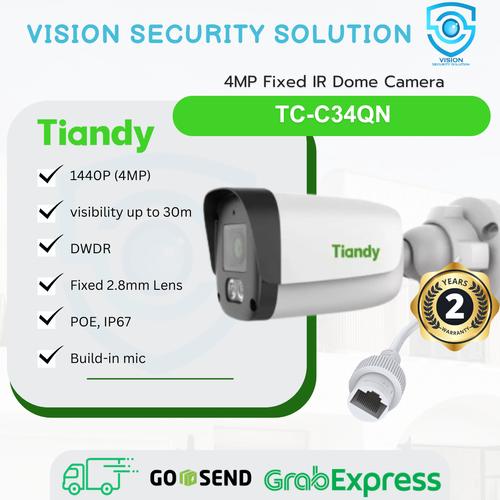 Promo IP Camera CCTV Outdoor Tiandy TC-C34QN 2MP AUDIO POE - Jakarta Pusat - Vision Security ...