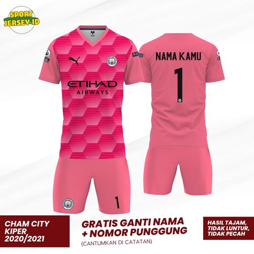 Jual Jersey Baju Bola Cham City kiper 2020 2021| Gratis Custom Nama dan ...