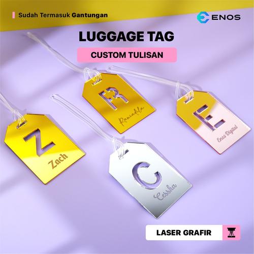 Jual Gantungan Tas Koper Luggage Tag Nama Bag Tag Custom Tag Label ...