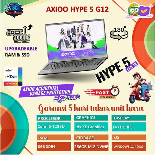 Promo AXIOO HYPE 5 G12 I5 1235 16GB 512GB 14.0 FHD WINDOWS 11 Cicil 0% 3x - Kota Surabaya - Tech ...