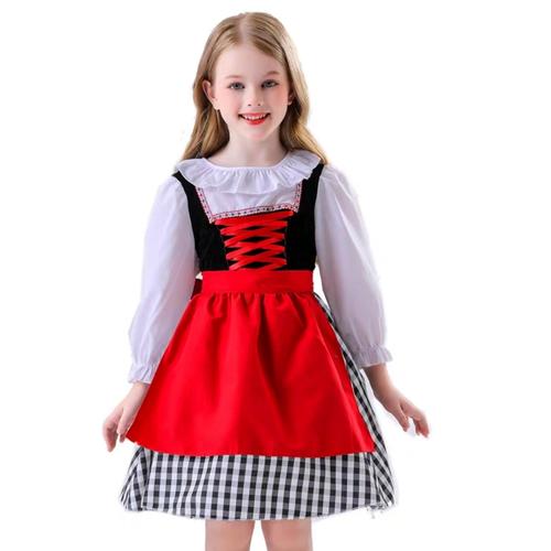 Jual Italian Traditional Costume Girl Black Checkered Halloween kostum ...