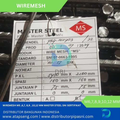 Jual Wiremesh M5 M6 M7 M8 M9 M10 Full SNI Sertifikat MS Toleransi 0.3 ...
