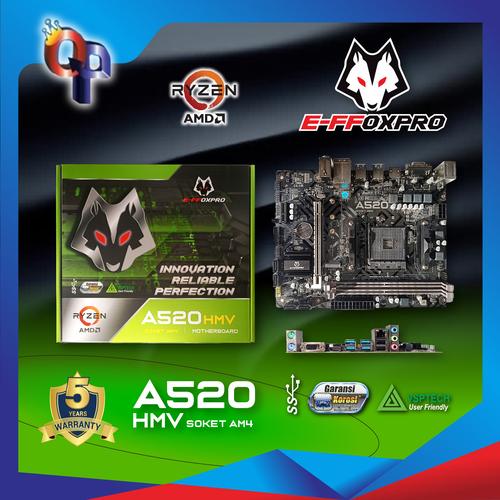 Jual Motherboard Effoxpro A520HMV ( AM4 / A520 / DDR4 ) E-ffoxpro A520 ...