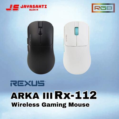 Jual Rexus ARKA III RX-112 Wireless Gaming Mouse Dual Conection - Hitam ...