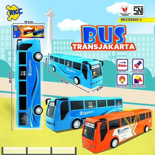Jual Mainan Anak Mobilan Bus Transjakarta Sim Polisi Brimob Air Crew ...