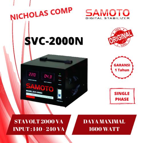 Jual Stabilizer Samoto stabiliser 2000 VA Stavol Listrik SMT Svc Avr ...