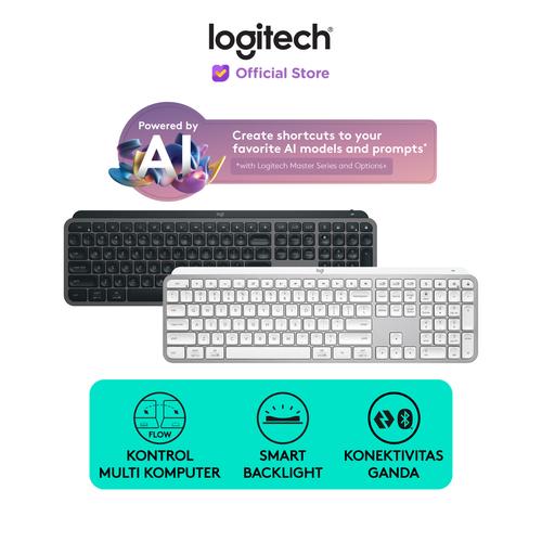 Promo Logitech MX Keys S Keyboard Wireless Bluetooth Smart Backlight ...