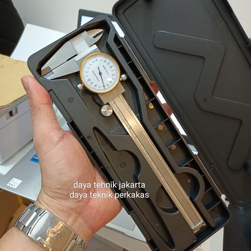 Jual sigmat dial 6" 0.02 / vernier caliper dial 150mm / jangka Sorong ...