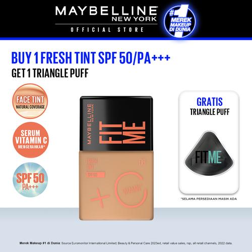 Promo [FLASH SALE] Maybelline Fit Me Fresh Tint SPF50 Foundation - 02 - Kota Tangerang ...
