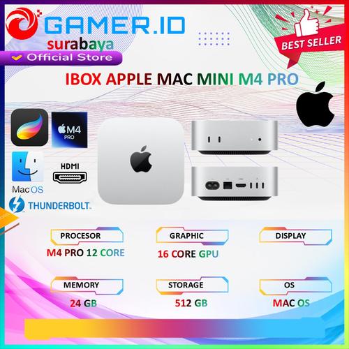 Promo IBox Apple Mac Mini M4 Pro 12 Core CPU 16 Core GPU Memory 24 GB ...