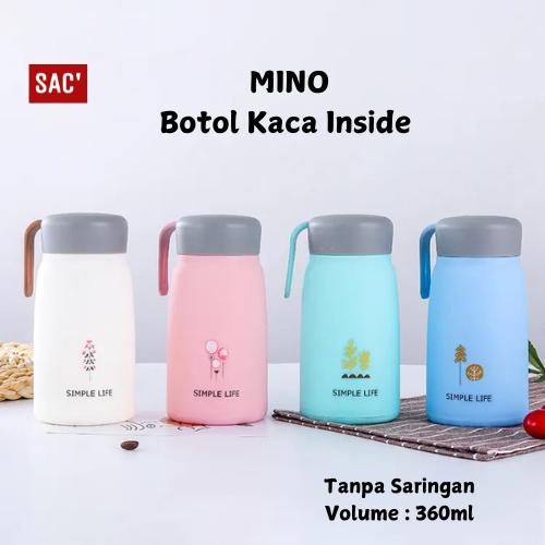 Promo NICOLE Tea Infuser Bottle Tumbler Glass Botol Kaca Air Minum Teh ...