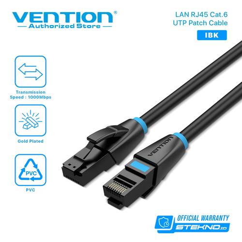 Promo Vention Kabel Lan Ethernet RJ45 Cat6 Cat 6 Gigabit UTP 1Gbps IBE IBK - IBE, 0.5M - Kota ...