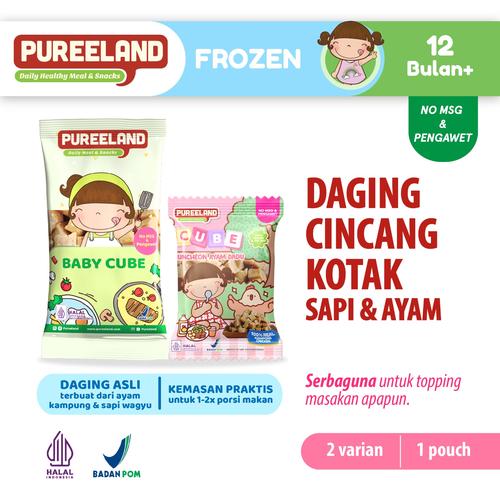 Promo Pureeland Baby Beef Cube / MPASI Bayi Organik / Makanan Bayi ...