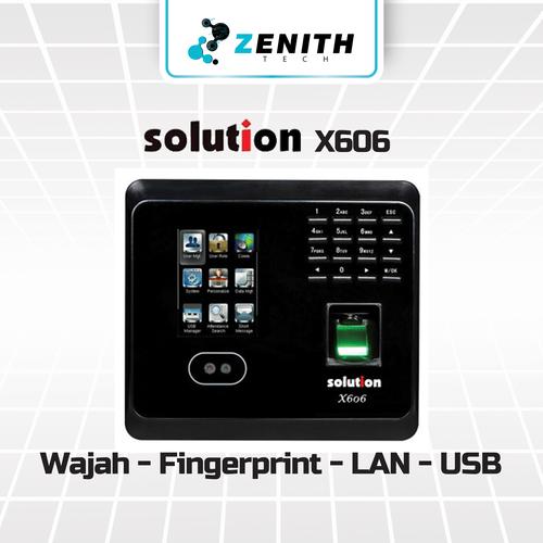 Jual Mesin Absensi Wajah - Solution X606S / X-606S / X 606 S ...