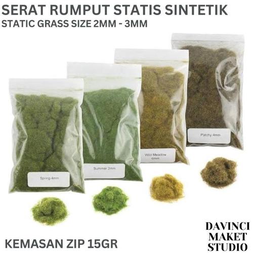 Jual NEW Synthetic Static Grass - Serat Rumput Sintetis Sintetik Statik ...