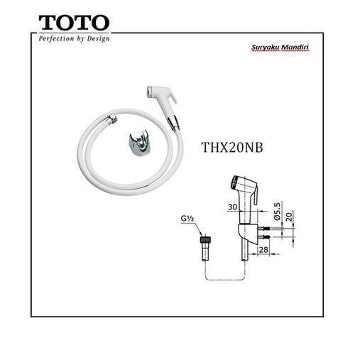 Jual TOTO Shower Spray THX20NB | Jet Washer THX20NB | White | Putih ...