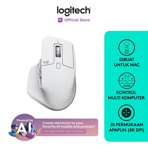 Promo Logitech MX Master 3S Mouse Wireless Bluetooth Quiet Click for ...
