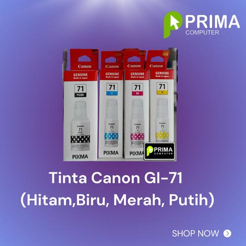 Jual Tinta Canon GI-71 for printer G1020 G2020 G3020 G3060 - Hitam ...