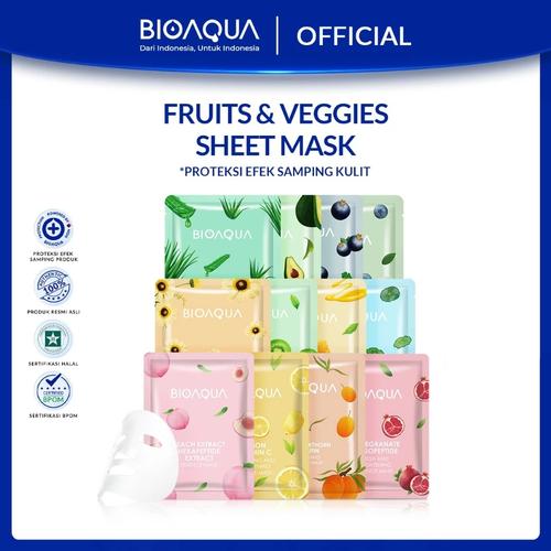 Jual BIOAQUA Masker Sheet Mask Vegetables and Fruits Series Masker Wajah - Cherry mask - Kab ...