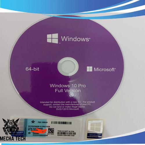 Jual Windows 10 Pro Oem (COA+DVD+LOGO) - COA+LOGO+DVD - Kota Depok ...