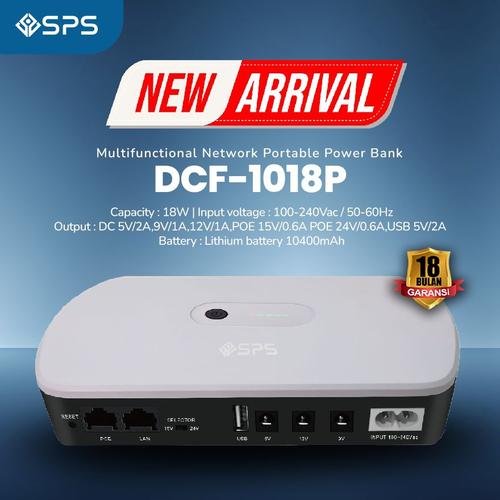 Jual Power Bank Portable UPS SPS DC-1018P POE 18 Watt 2Tahun Garansi ...