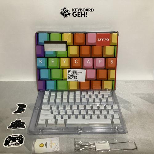 Jual Keycaps Yiqi Pudding - PBT - OEM Profile - Pudding White ...